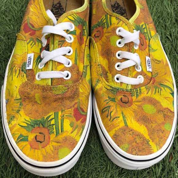 Vans | Shoes | Vans Authentic X Van Gogh Museum Sunflower Limited ...